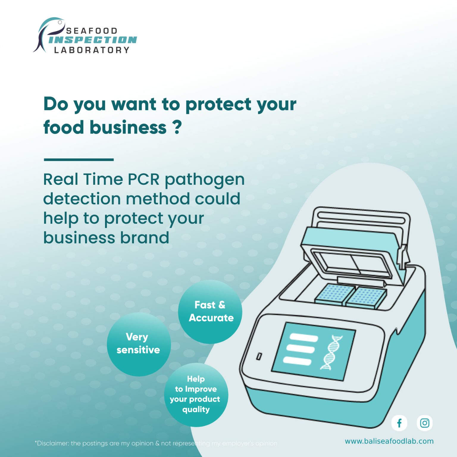 Salmonella detection with PCR - Detection of Salmonella in seafood